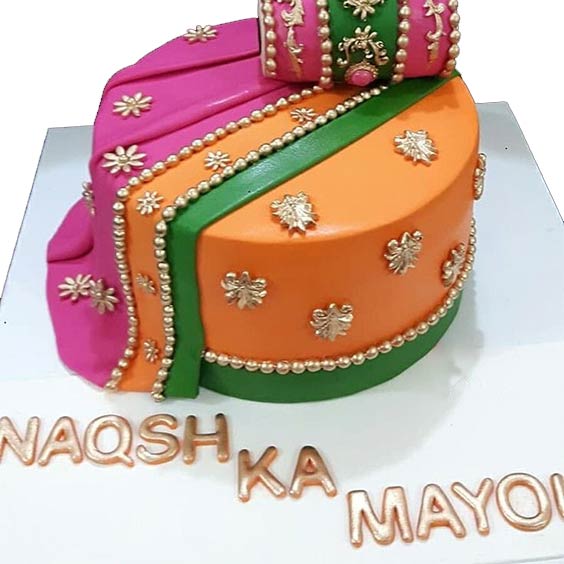 Mehndi cake – Cocoa Palette
