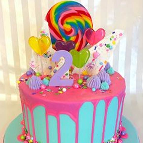 Candy drip cake 5 – Cocoa Palette